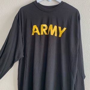 U.S. Army | Shirts | Us Army Physical Fitness Long Sleeve Tshirt | Poshmark
